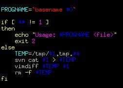 Subversion diff with vim – Erik's Weblog